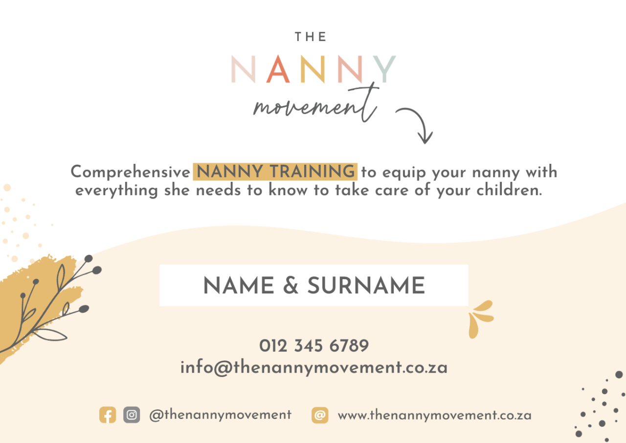 Canva Links - The Nanny Movement