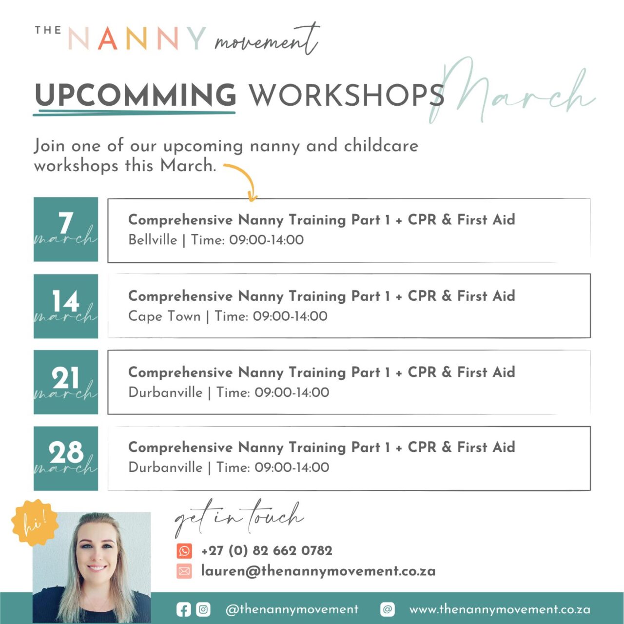 Posting images - The Nanny Movement